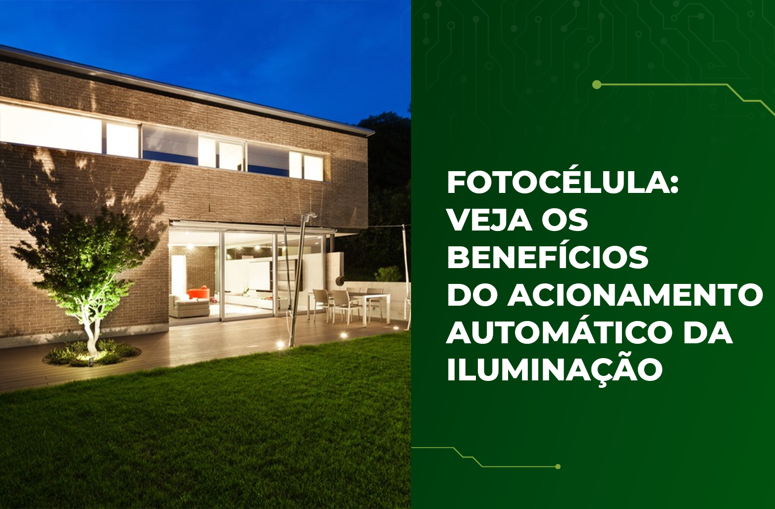 Fotocélula: veja os benefícios do acionamento automático da iluminação ...